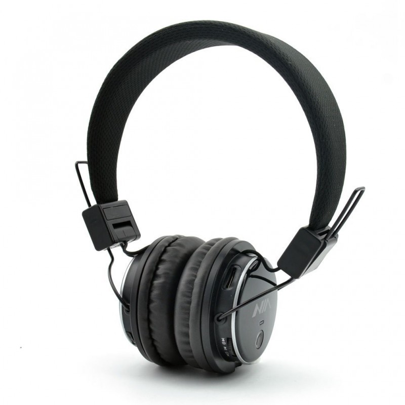 Casque pliable avec lecteur MP3 sur micro-SD et radio intégrés ...